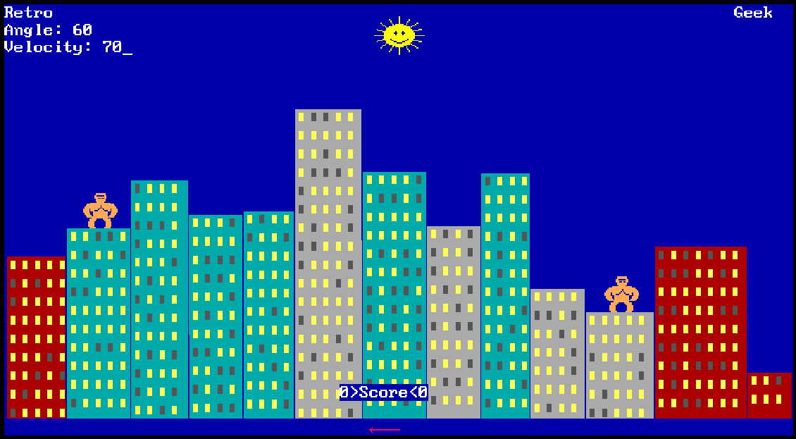 QBasic Gorillas – The Precursor to WORMS