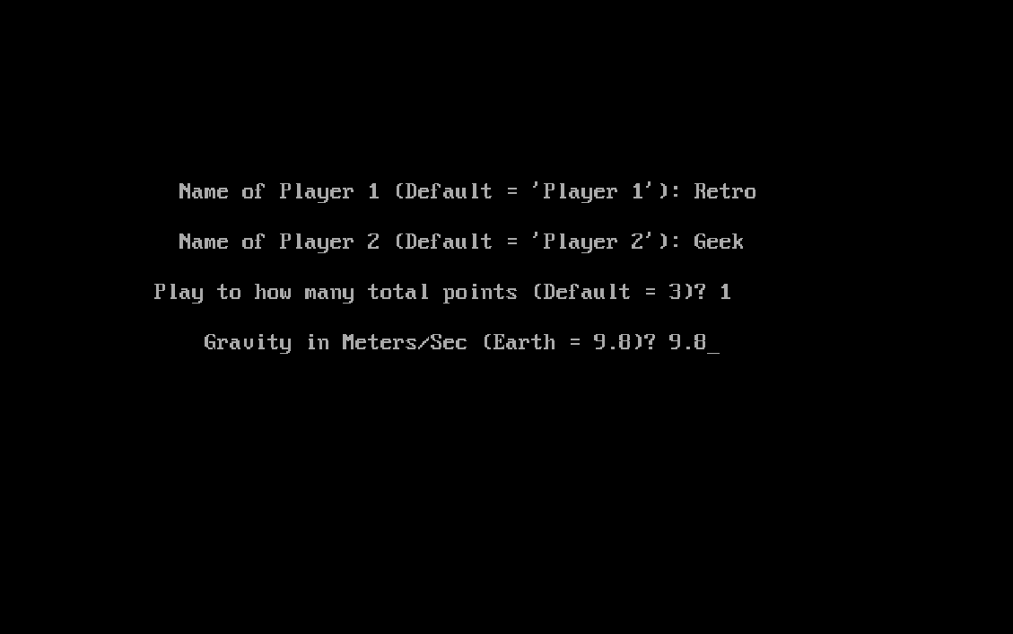 QBasic Gorillas – The Precursor to WORMS
